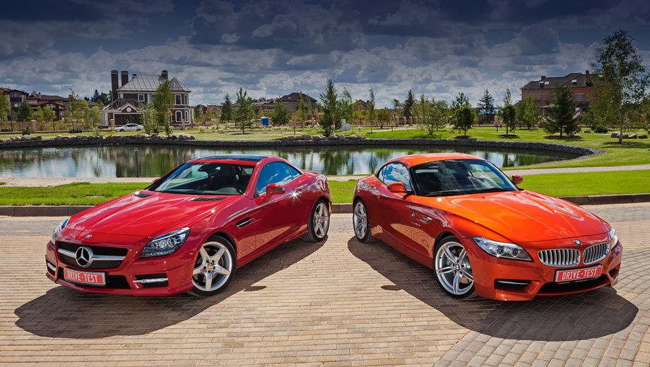 Тест-драйв: Закрываем сезон родстерами BMW Z4 и Mercedes SLK — DRIVE2