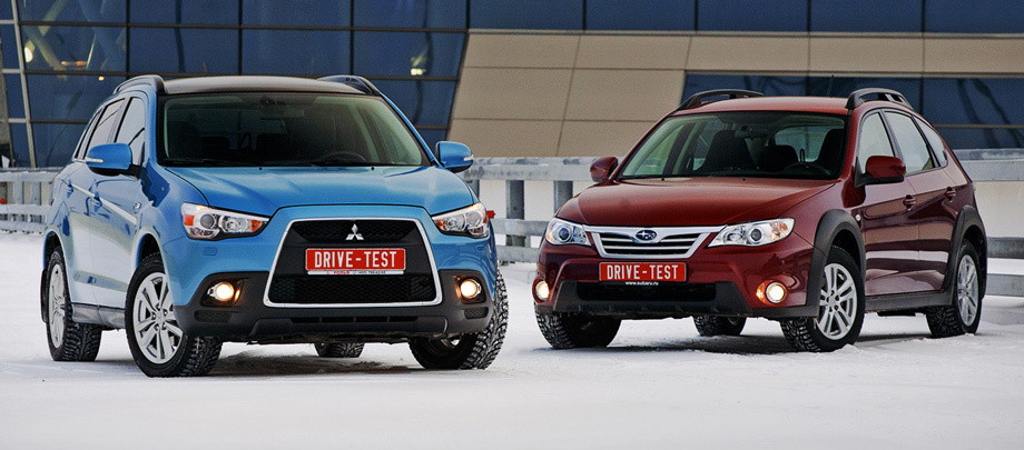 Тест-драйв: Сравниваем кроссоверы Mitsubishi ASX и Subaru Impreza XV ...
