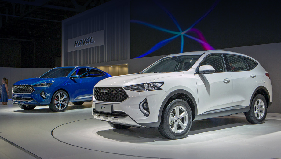 Кроссовер Haval F7 показался в Москве вместе с концептом HB-03 — DRIVE2