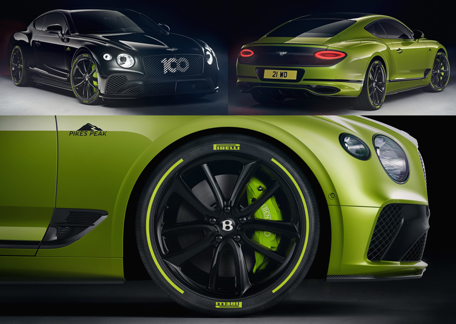 Купе Bentley Continental GT Limited Edition отметит рекорд Пайкс-Пика ...